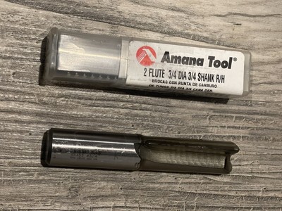 Amana 45455 Carbide Tipped Straight Plunge High Production 3/4 Diameter ...