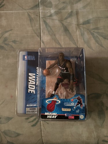 Dwayne Wade Miami Heat Black Jersey Series 9 McFarlane Debut Action ...