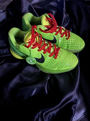 Kobe 6 Proto (Grinch) Size 8 Comes W/ Stock X Authenticator & Oringal ...