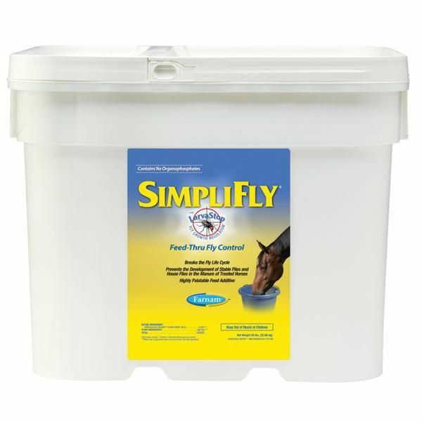 Farnam Simplifly Additive Larva Stop 20 Lbs. Horse Equine Feed Thru Fly ...