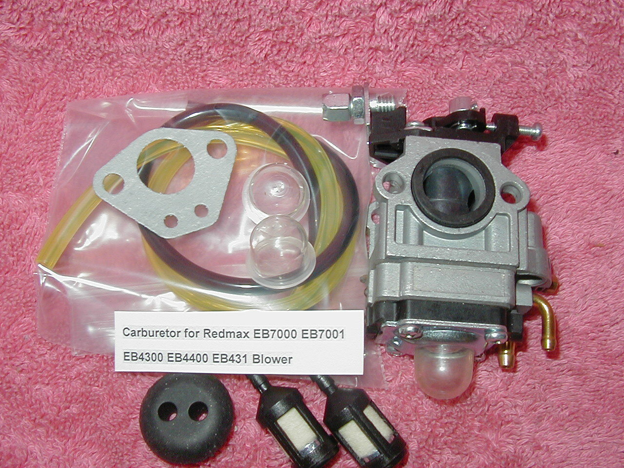 Carburetor for Redmax EB7000 EB7001 EB4300 EB4400 EB431 Blower Fuel ...