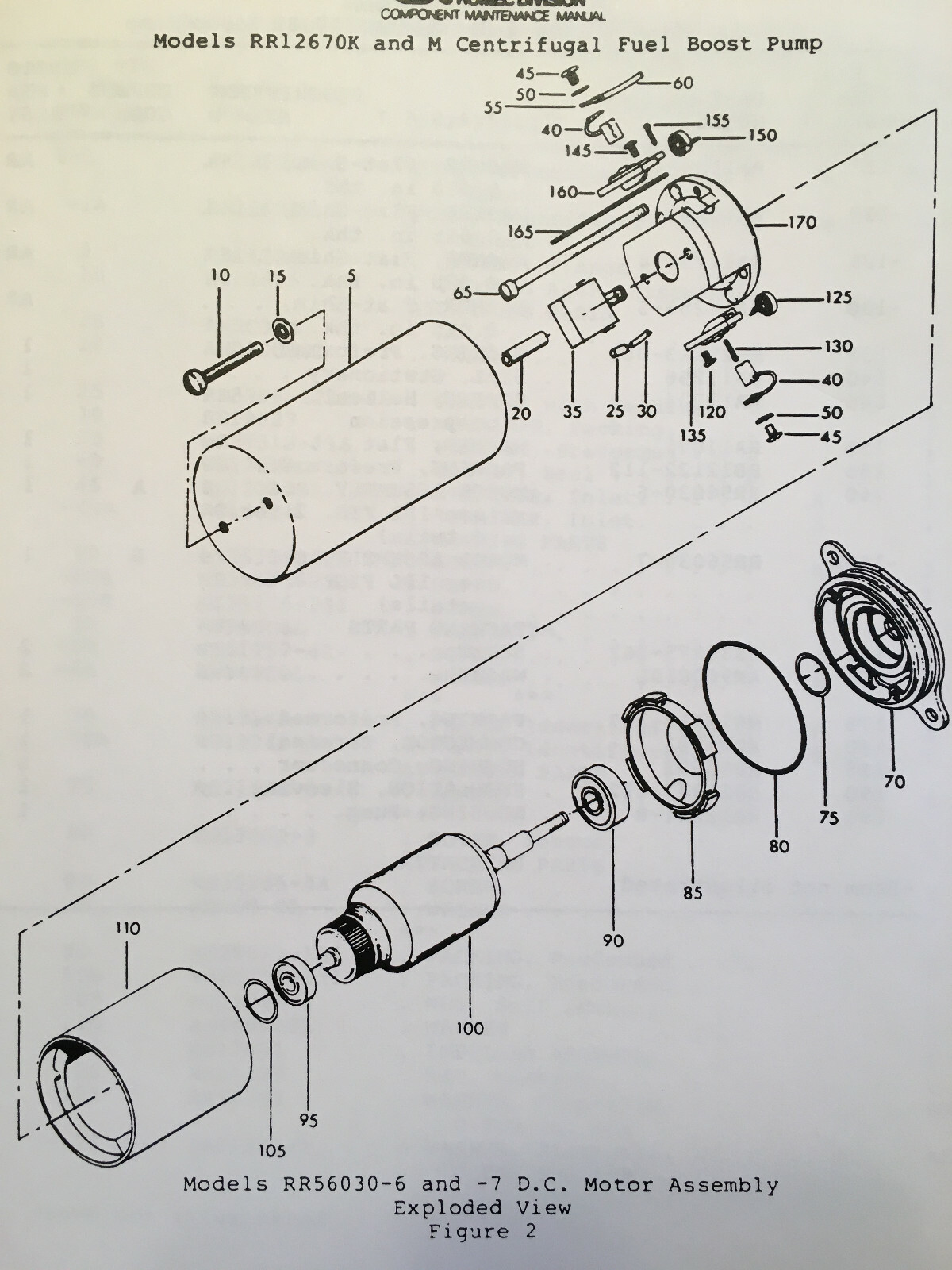 Lear Romec Centrifugal Fuel Boost Pump RR12670K & RR12670M Service ...