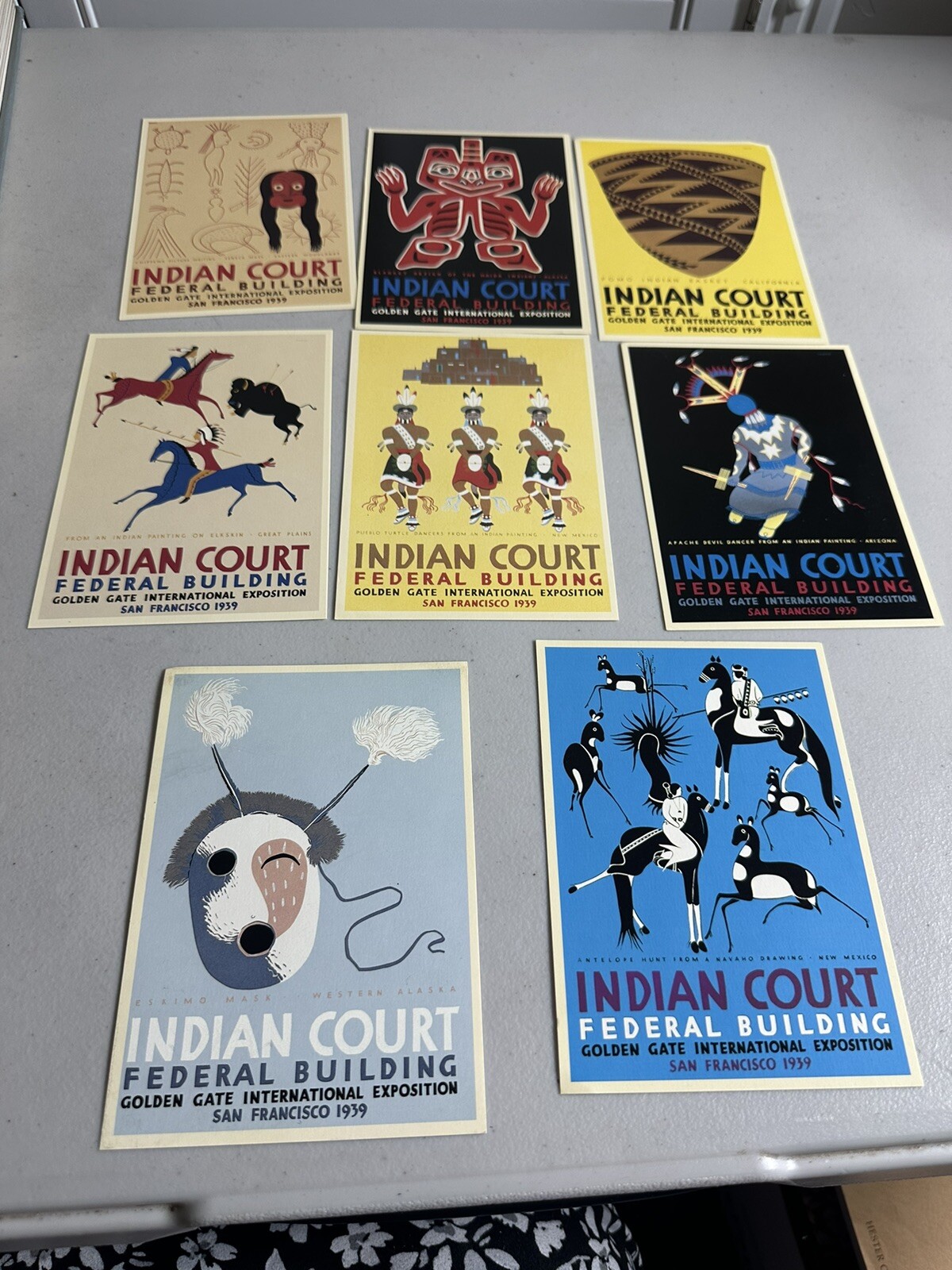 Lot Of Seven Vintage COURT FEDERAL BUILDING Postcards | eBay