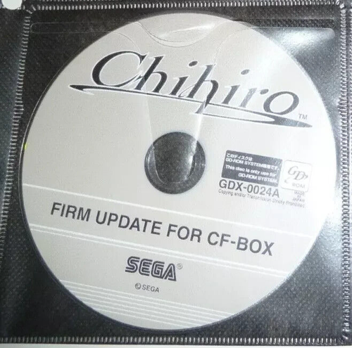 GDX-0024A SEGA CHIHIRO GD-ROM FIRM UPDATE FOR CF-BOX | eBay