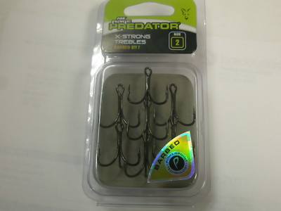 Fox Rage Powerpoint X-Strong Treble Hooks ALL SIZES Fishing tackle | eBay
