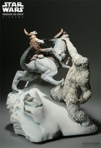 Rare Sideshow STAR WARS LUKE ON TAUNTAUN vs WAMPA diorama 2220 new ...
