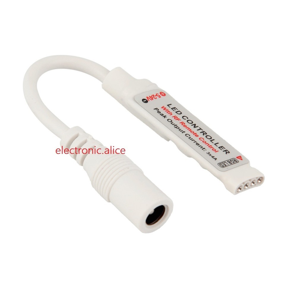 1pcs DC5-24V Mini 17 key RF Wireless Remote Control 3528 5050 RGB LED ...