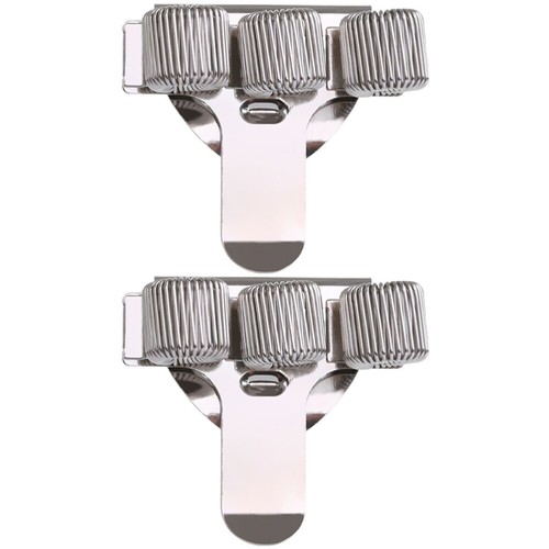 2 Pcs Pen Holder Office Spring-adjustable Clip Pencil Pocket Clips | eBay