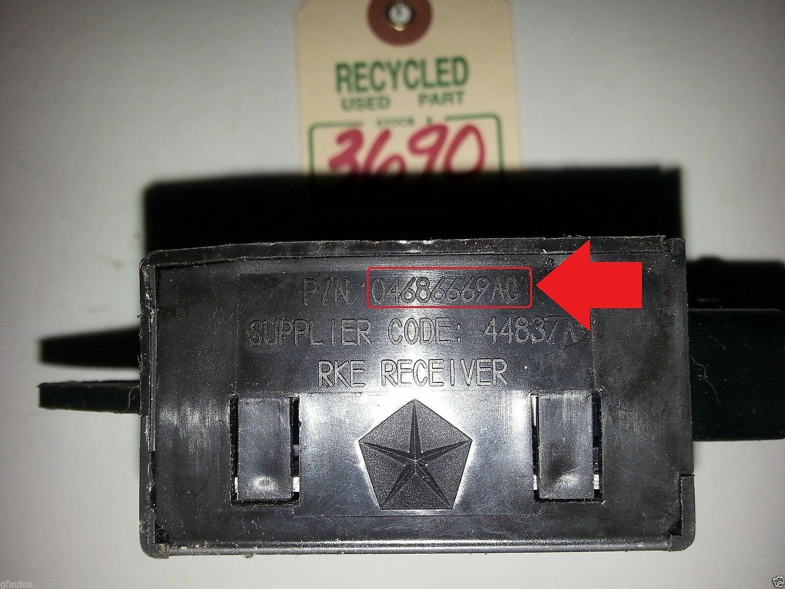 2003 Dodge Caravan RKE Receiver Theft Locking Module OEM 04686669AC ...