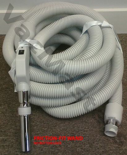 30' Low-Volt friction-fit central vacuum hose Fits Vacuflo Beam ...