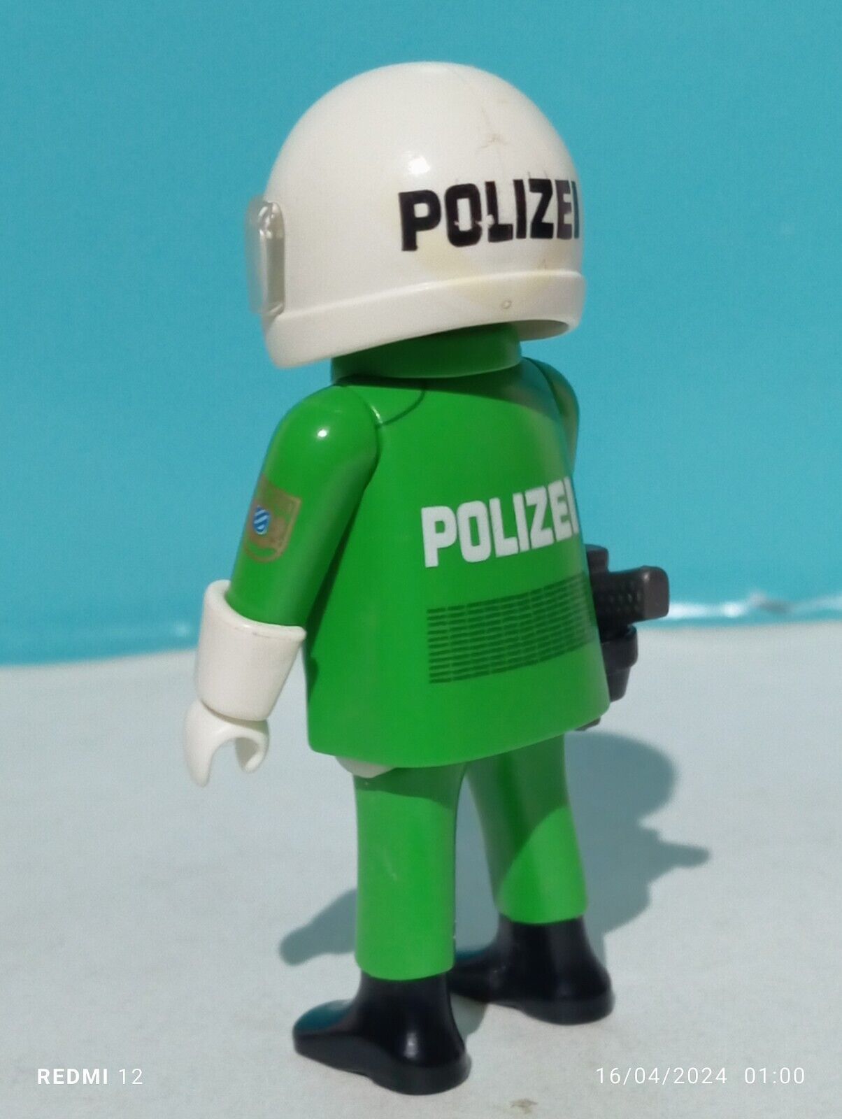 PLAYMOBIL FIGURE GERMAN POLICE MOTORCYCLE POLICE MOTORCYCLE AGENTS ...