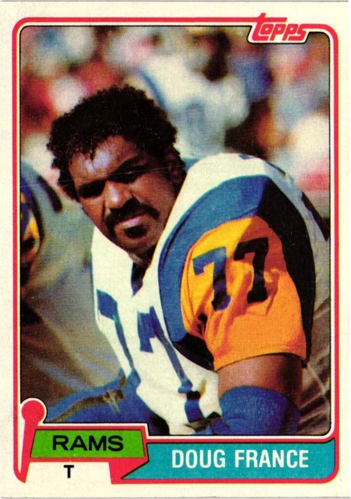 DOUG FRANCE 1981 Topps FB #466 BUY ANY 2 ITEMS FOR 50% OFF B1007R4S1P11 ...