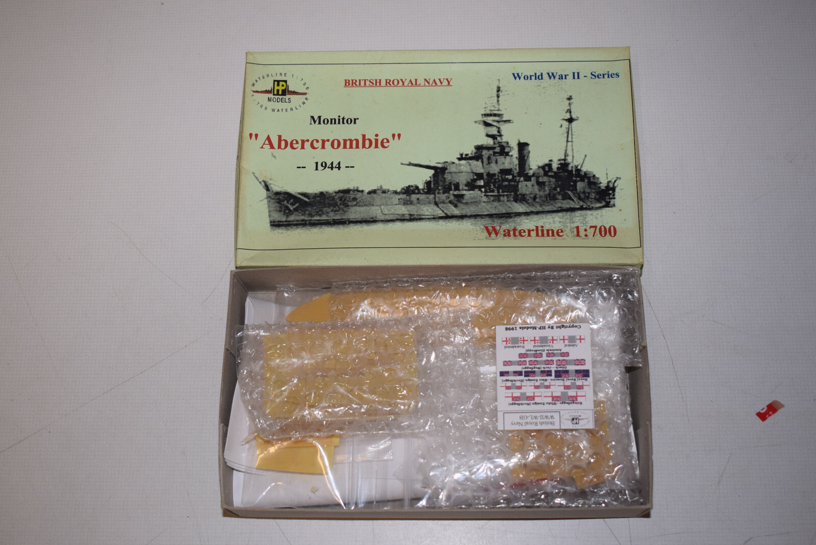 HP Models GB-021 British Royal Navy Monitor Abercombie 1944 Resin 1:700 ...