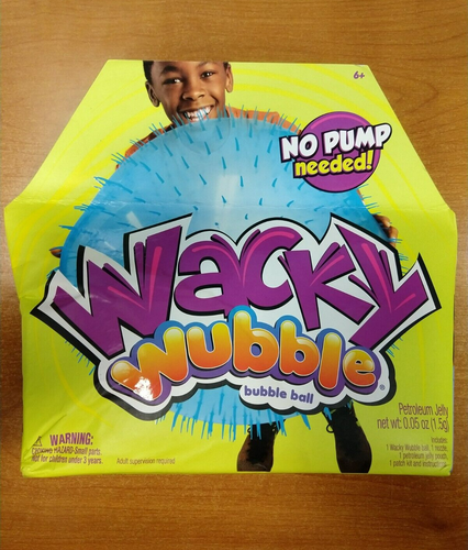 NEW Wacky Wubble Blue Ball - Super Wubble Bubble 20 Inches. No Pump ...