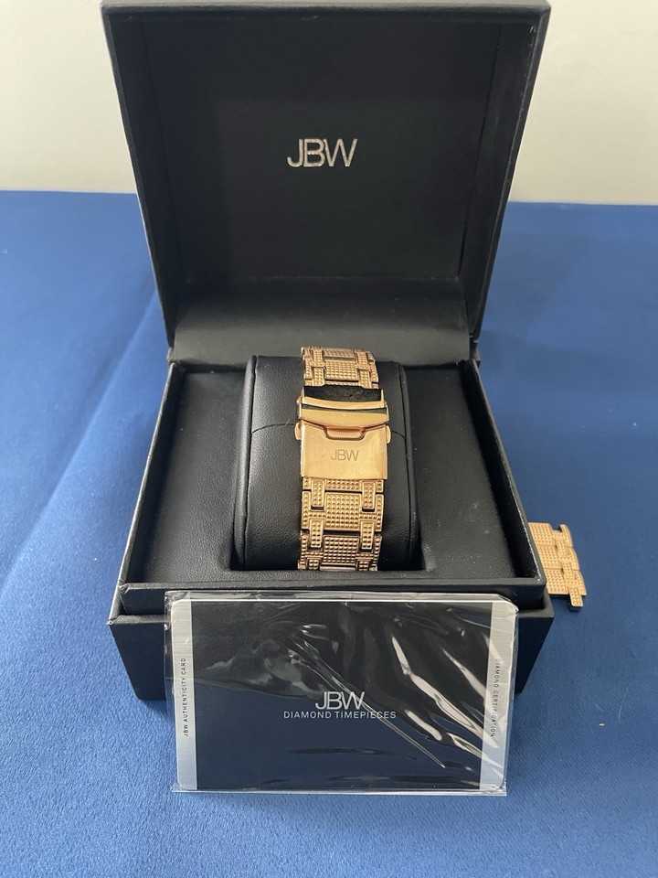 JBW HEIST Men's 20 Diamond (1/5 ct) Watch 18kt Rose Gold-plated J6380C ...