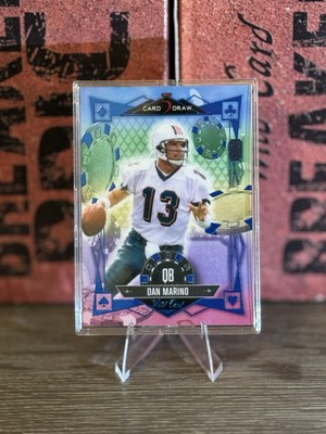 2024 wild card 5 card draw football Dan Marino NUMBERED 1/2 SPRING ...