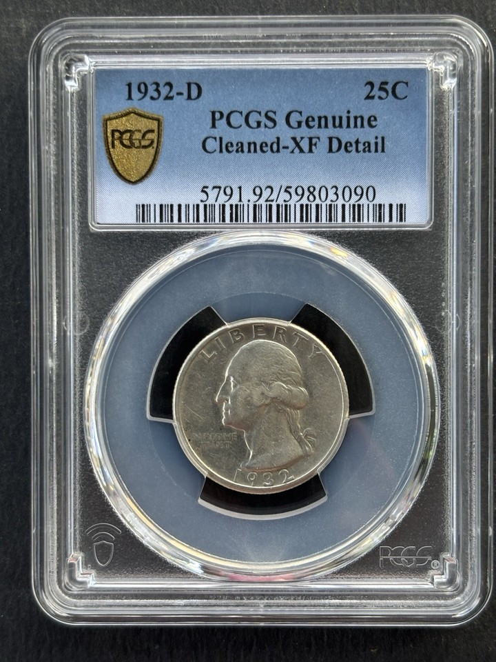 1932-D Washington Quarter 25c PCGS XF Details Key Date | eBay