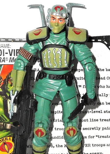 GI joe COBRA MEDIC 2005 DTC Medi-Viper direct to consumer complete ...