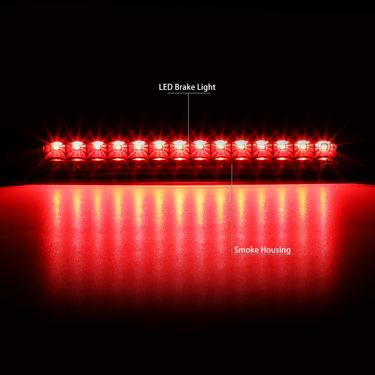 FOR 2002-2009 TRAILBLAZER ENVOY LED THIRD 3RD TAIL BRAKE LIGHT LAMP BAR ...