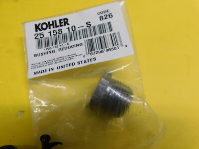 OEM KOHLER REDUCING BUSHING # 25 158 10-S ---- UP 622 | eBay