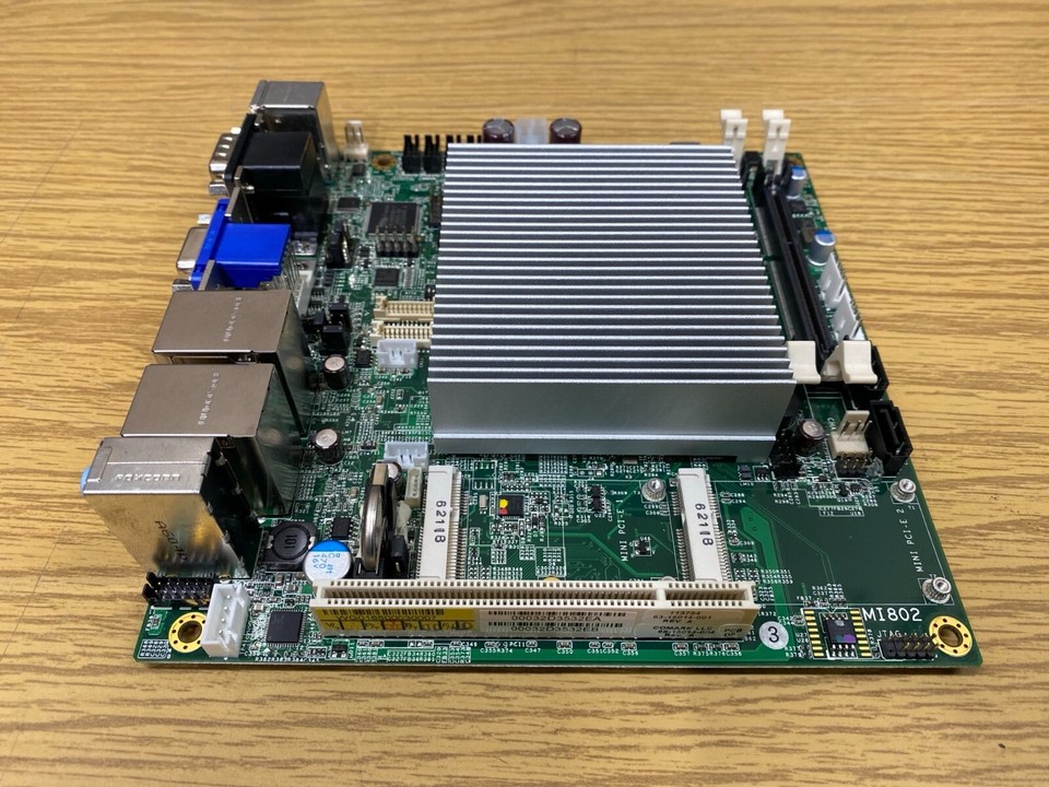 Intel Atom D2550 Mini-ITX Motherboard MI802 Intel Atom 1.86GHz CPU | eBay