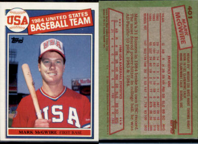 1985 Topps Baseball Cards Complete Your Set U-Pick #'s 401-600 NM/MINT ...