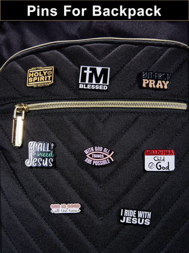 Christian Faith Enamel Pins Set – Inspirational Jesus & Bible Verse ...