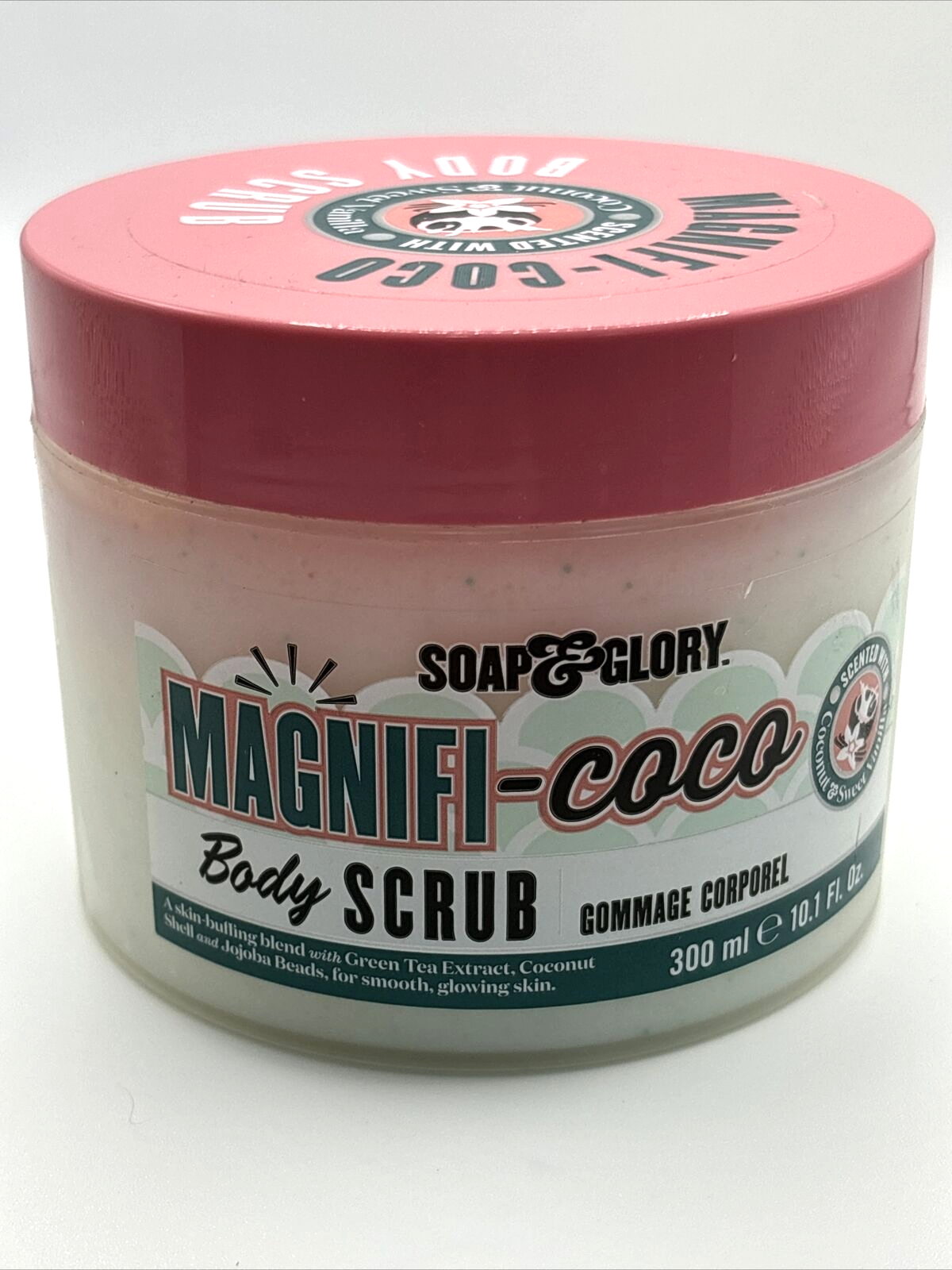 Soap & Glory Magnifi-Coco Body Scrub Sweet Vanilla & Coconut Sent 10.1 ...