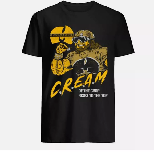 Randy Savage Macho Man Cream Of The Crop Rises To The Top T-Shirt Size ...
