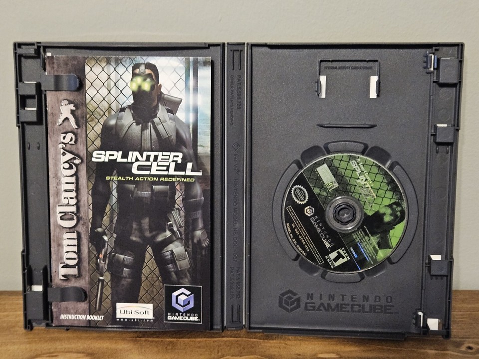 Tom Clancy's Splinter Cell (GameCube, 2003) With Manual Tested ...