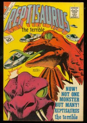 REPTISAURUS THE TERRIBLE VOL2#3 1962-CHARLTON-LOCH NESS VF | eBay