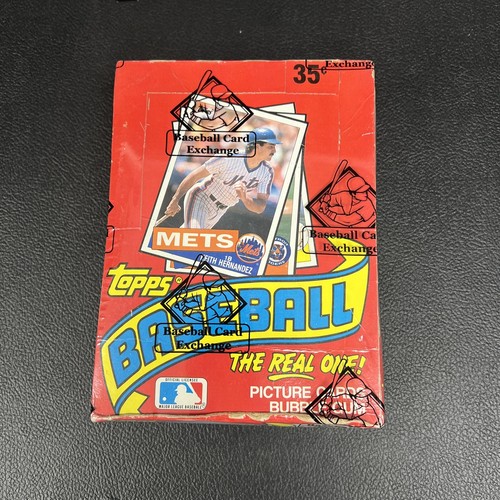 1985 TOPPS BASEBALL UNOPENED WAX BOX BBCE AUTHENTIC | eBay