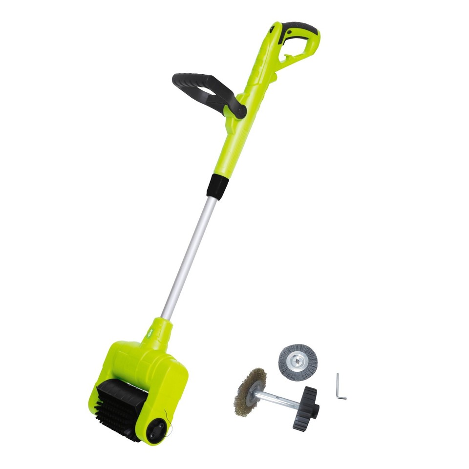 Garden Gear 500W 3 Brush Multi Cleaning Weed Sweeper Moss Dirt Removal ...