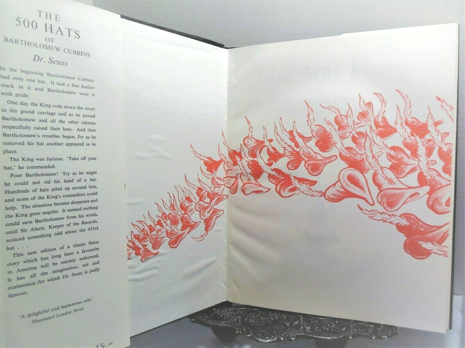 Dr Seuss The 500 Hats of Bartholomew Cubbins FIRST BRITISH EDITION 1966 ...