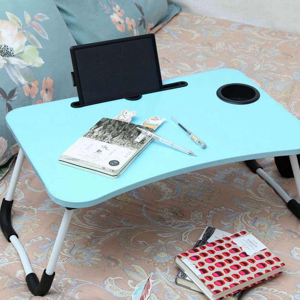 US 1 Pcs Portable Adjustable Laptop Desk Foldable Study Bed Table Stand ...