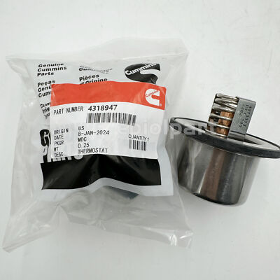 Thermostat 180° 4318197 for Cummins Engine ISX N14 L10 4973373 3335550 ...