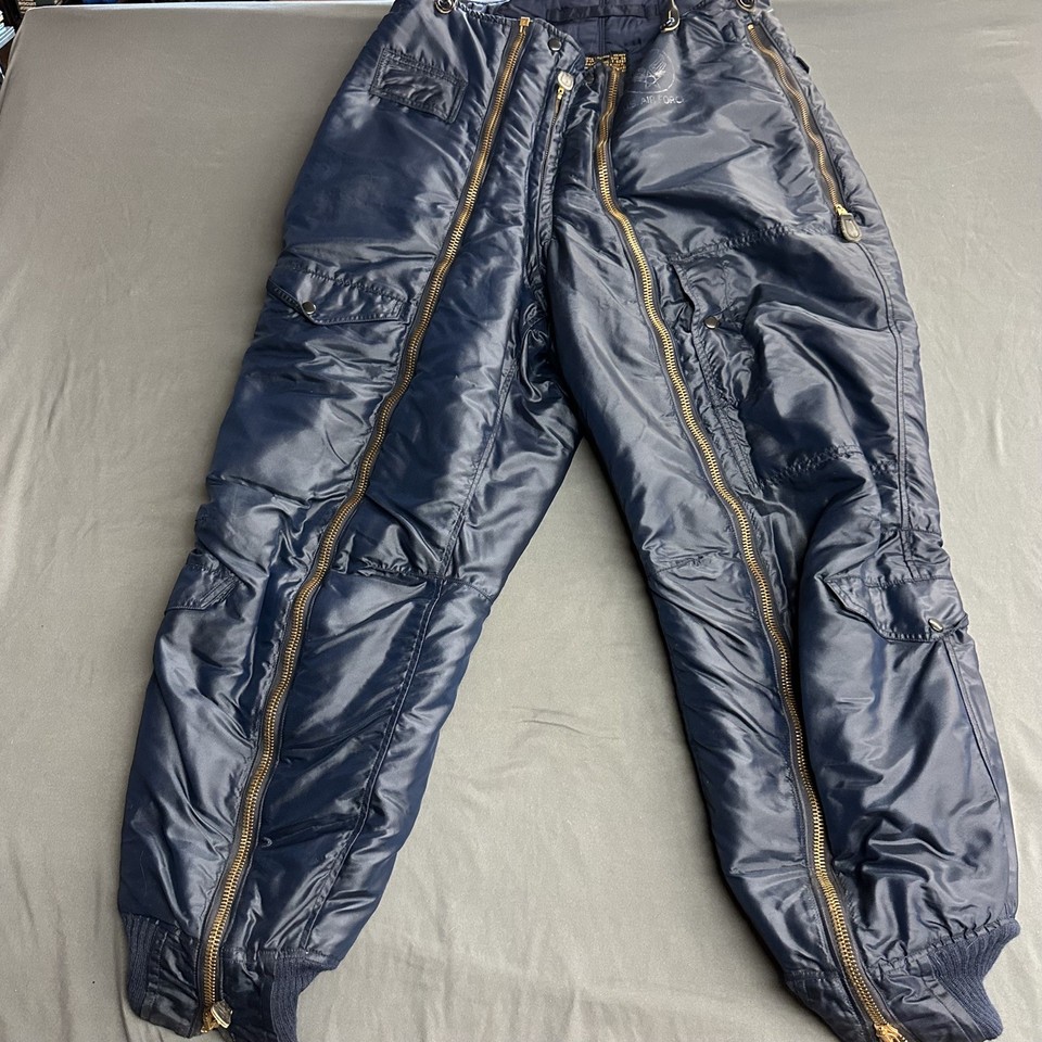 Vintage US Air Force Air Crew Flying Trousers Flight Pants Heavy Type D ...