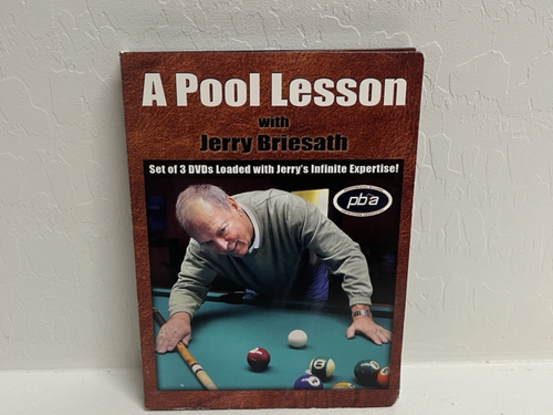 A Pool Lesson With Jerry Briesath (DVD, 3 Disc Set) Instructional ...