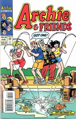 Archie and Friends #30 VF/NM; Archie | Fishing Cover - w/Bag+Board ...