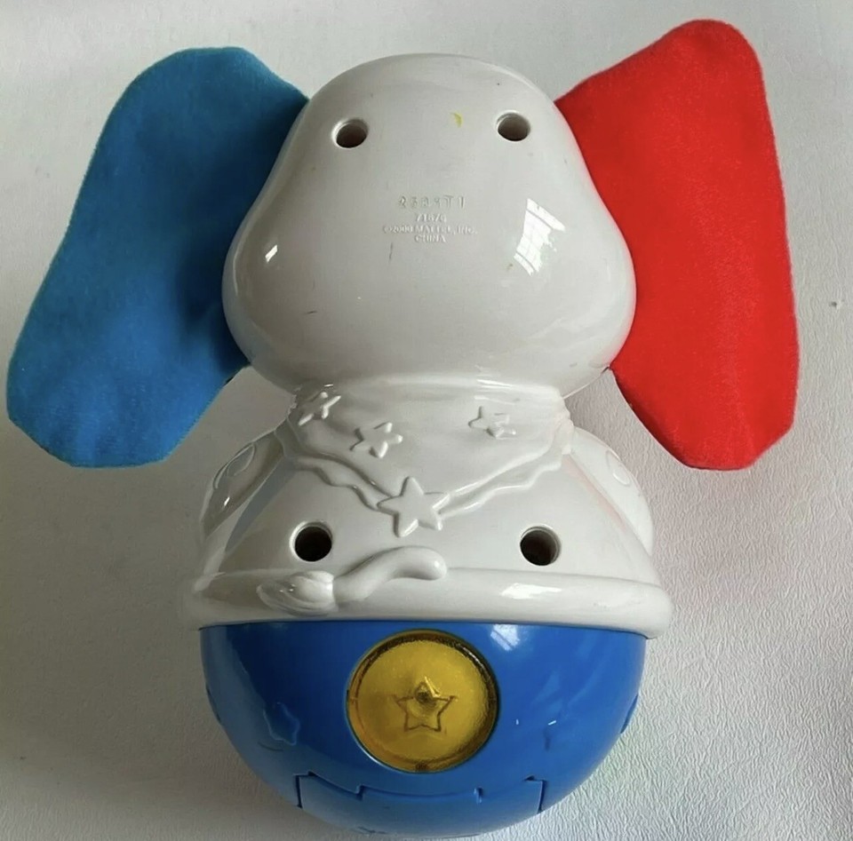 Fisher Price Sparkling Symphony TWINKLE DANCER Roly-Poly Elephant Rare ...