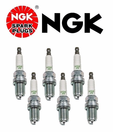 6 pcs NGK Part# 6953 BKR5E-11 V-Power Premium Copper Spark Plugs * Made ...