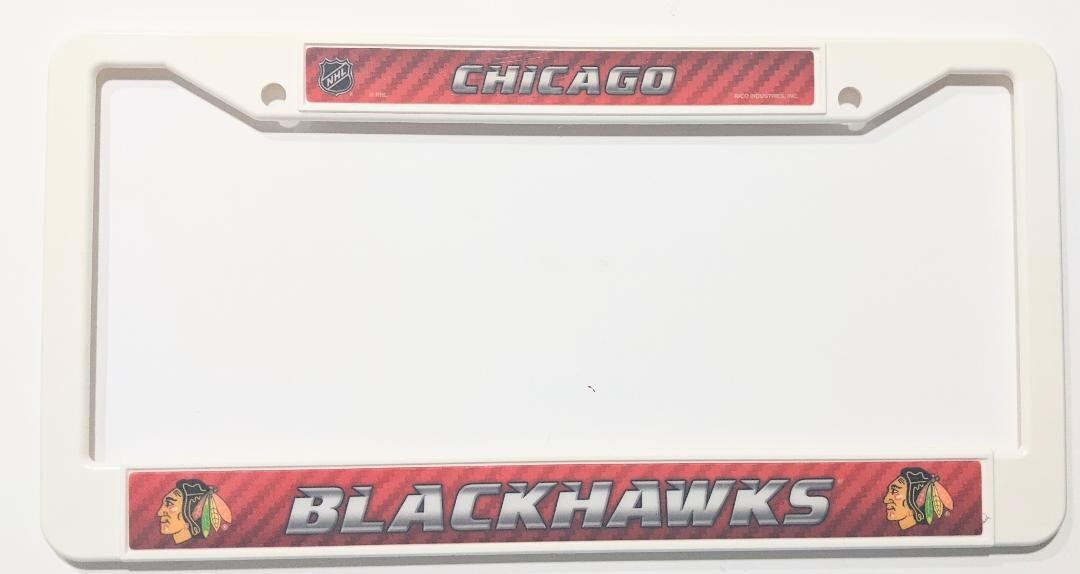 Chicago Blackhawks License Plate Frame Cover, Licensed NHL | eBay