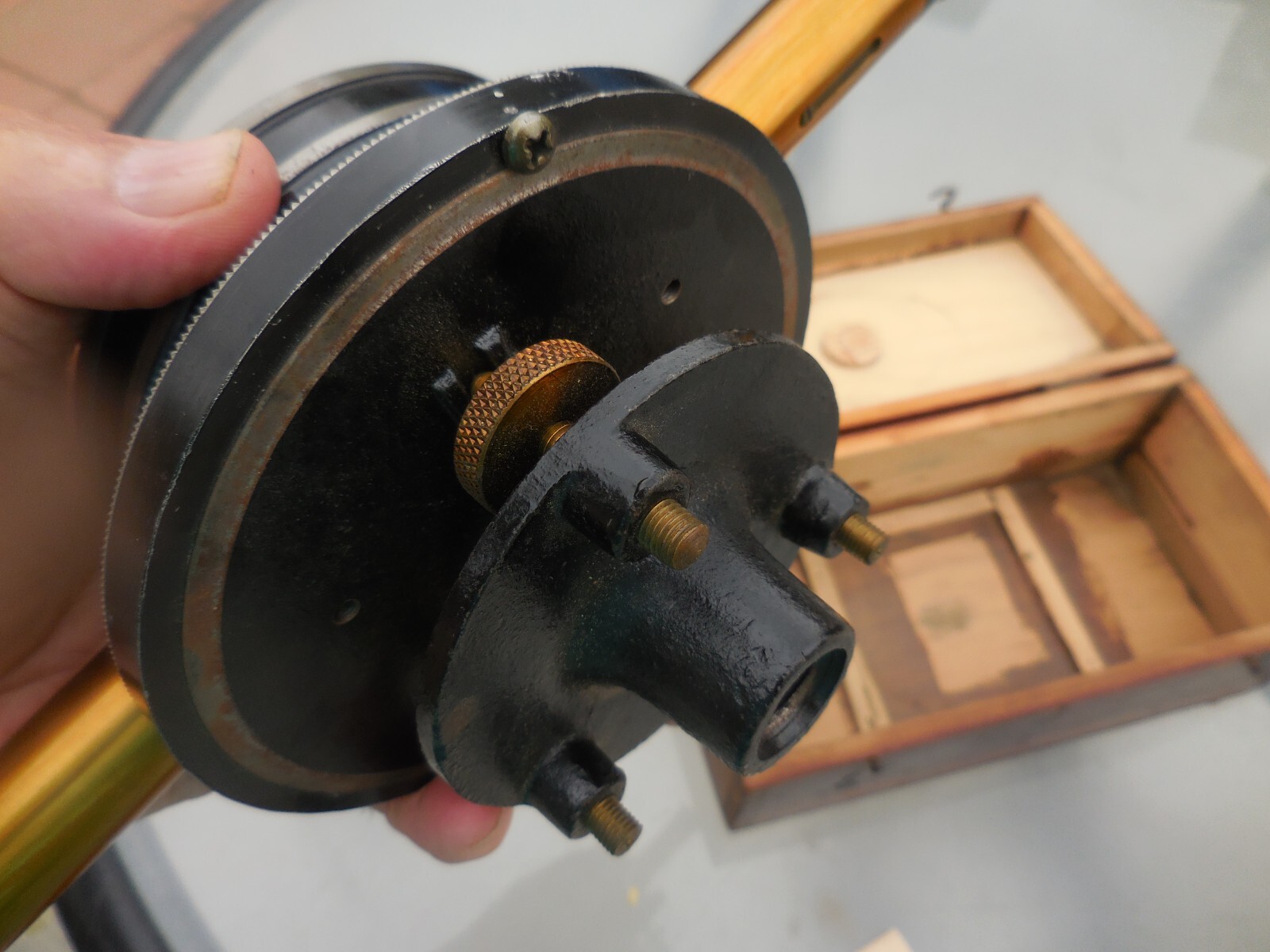 Bostrom Brady No2 S58 Farm Surveying Level Scope Wood Box Construction ...