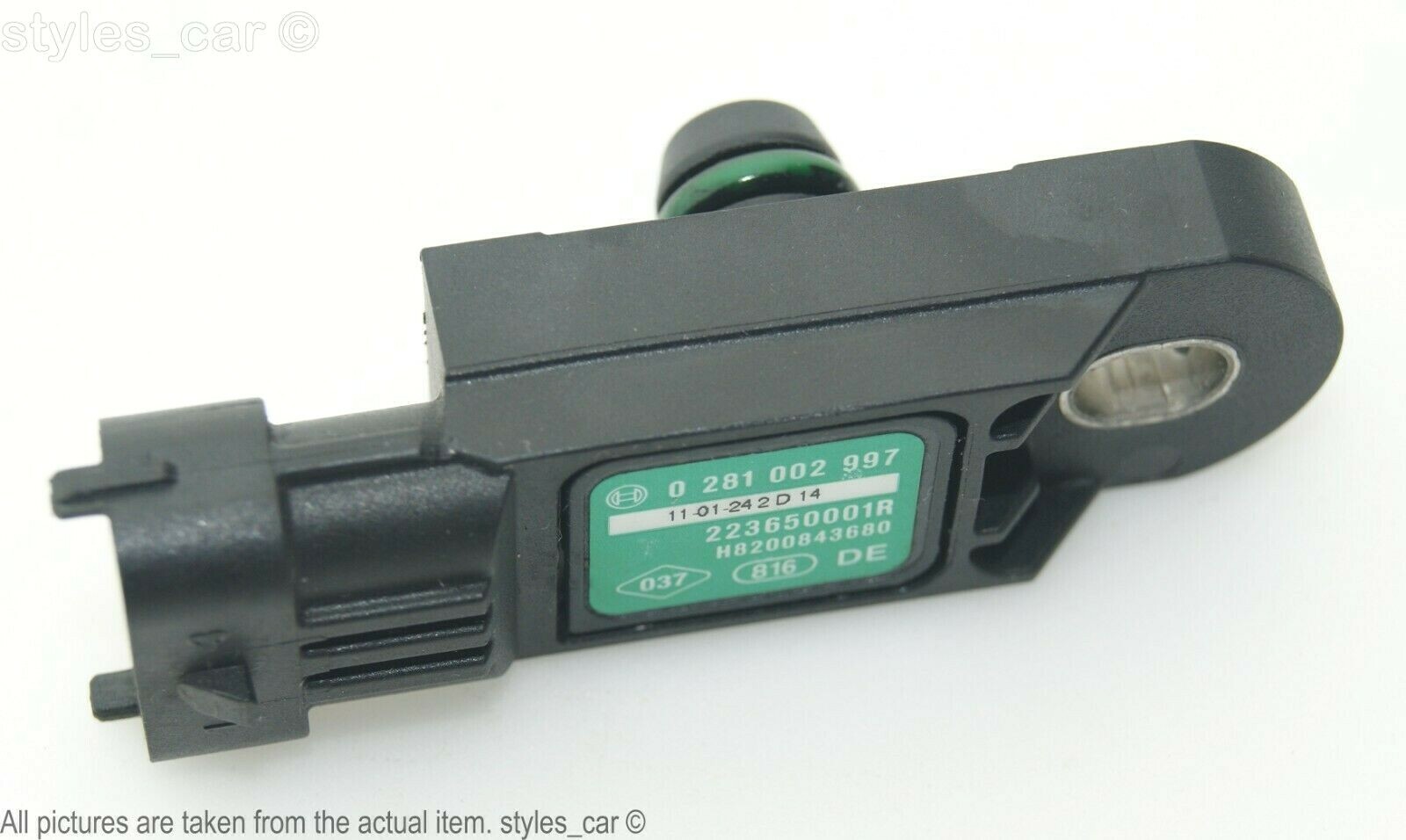 0281002997 Renault Nissan Dacia Manifold Map Air Flow Pressure Sensor ...