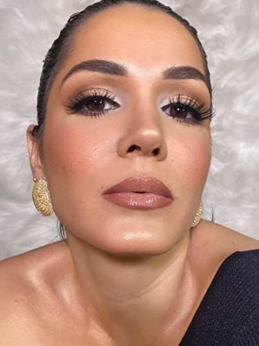 PURELEOR Natural Look Eyelashes 3D Mink Cat Eye Lash Wispies 15mm Manga ...