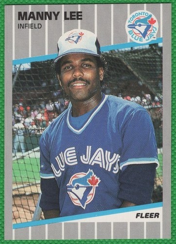 Manny Lee - 1989 Fleer #238 - Toronto Blue Jays Baseball Card | eBay