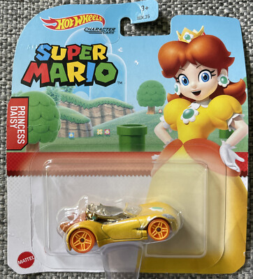 Hot Wheels Super Mario Character Cars Princess Daisy Diecast Car Brand ...