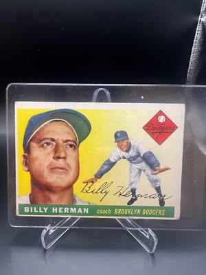 1955 Topps Baseball #19 Billy Herman-Dodgers | eBay
