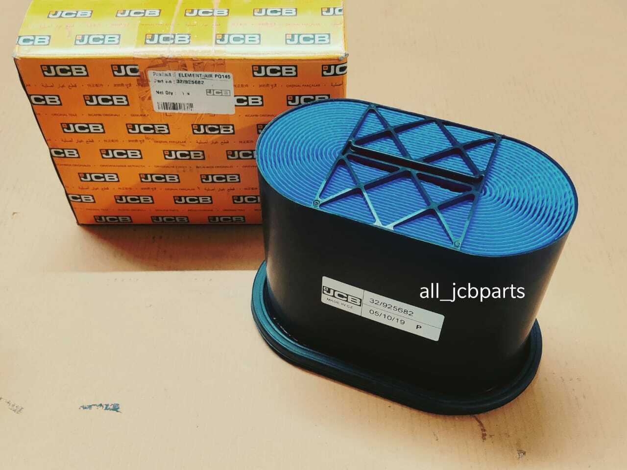 GENUINE JCB AIR FILTERS SET, INNER / OUTER (PART NO. 32/925682 32/ ...
