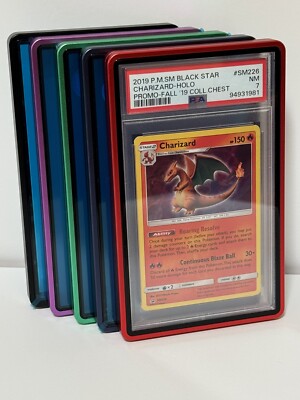 PSA Magnetic Slab Case Protector For Graded Cards | Stackable Metal ...